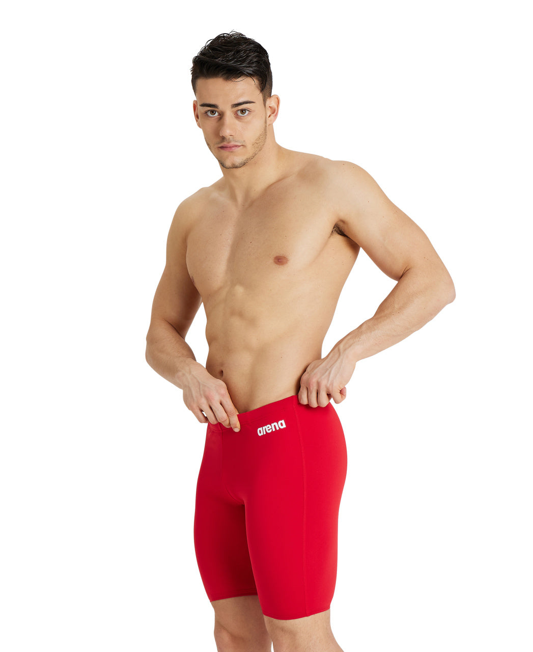 COS Arena Men's Solid Swim Jammer - Red - All4Swim